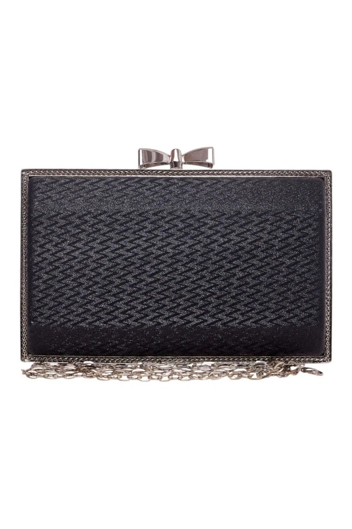 ΤΣΑΝΤΑ CLUTCH ΜΕ ΙΔΙΑΙΤΕΡΟ ΚΟΥΜΠΩΜΑ ΦΙΟΓΚΟ - ΜΑΥΡΟ | Antithesis Clothing